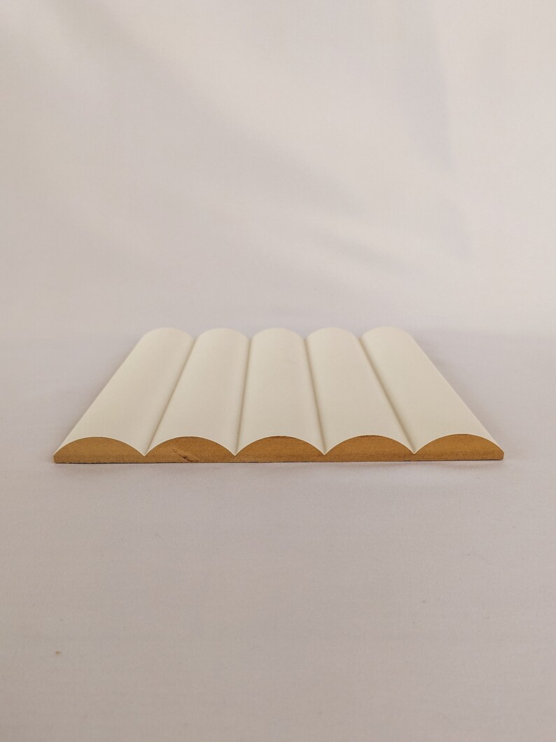 Reeded Wall Panels, 1-1/2 Wide Reeds, Tambour Wall Paneling, Primed or ...