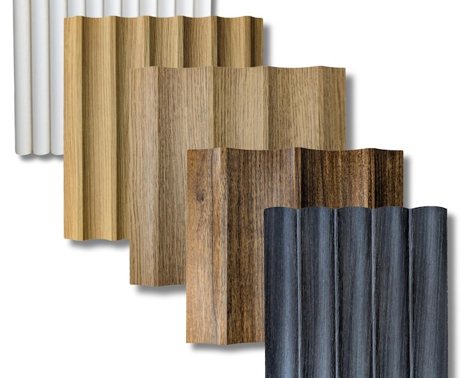 Reeded Wall Panel | DIY Ribbed Panels | Decorative MDF Panel Kit - Etsy