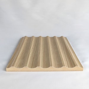 Fluted Wall Panels, Scalloped Wall Paneling, Primed, White Oak, Walnut ...