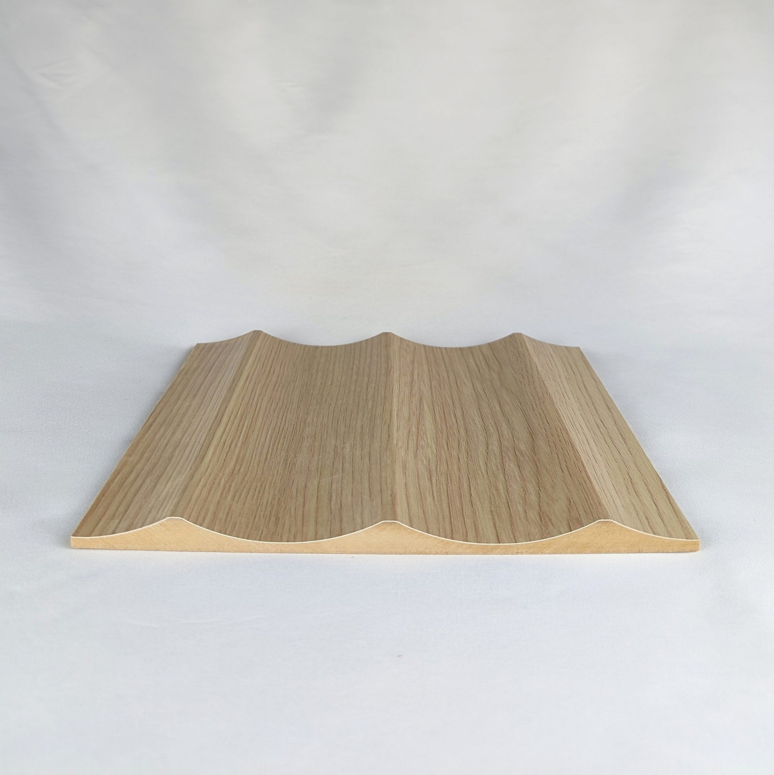 3" Flutes, Fluted Wall Paneling, Scalloped Wall Panel, Primed, White ...