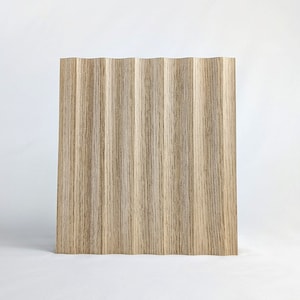 Fluted Wall Panels, Scalloped Wall Paneling, Primed, White Oak, Walnut ...