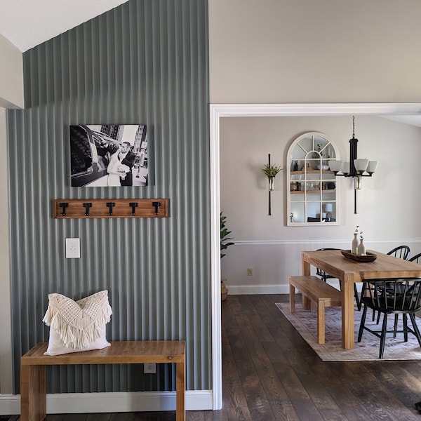 Scallop White Oak Panels - Etsy
