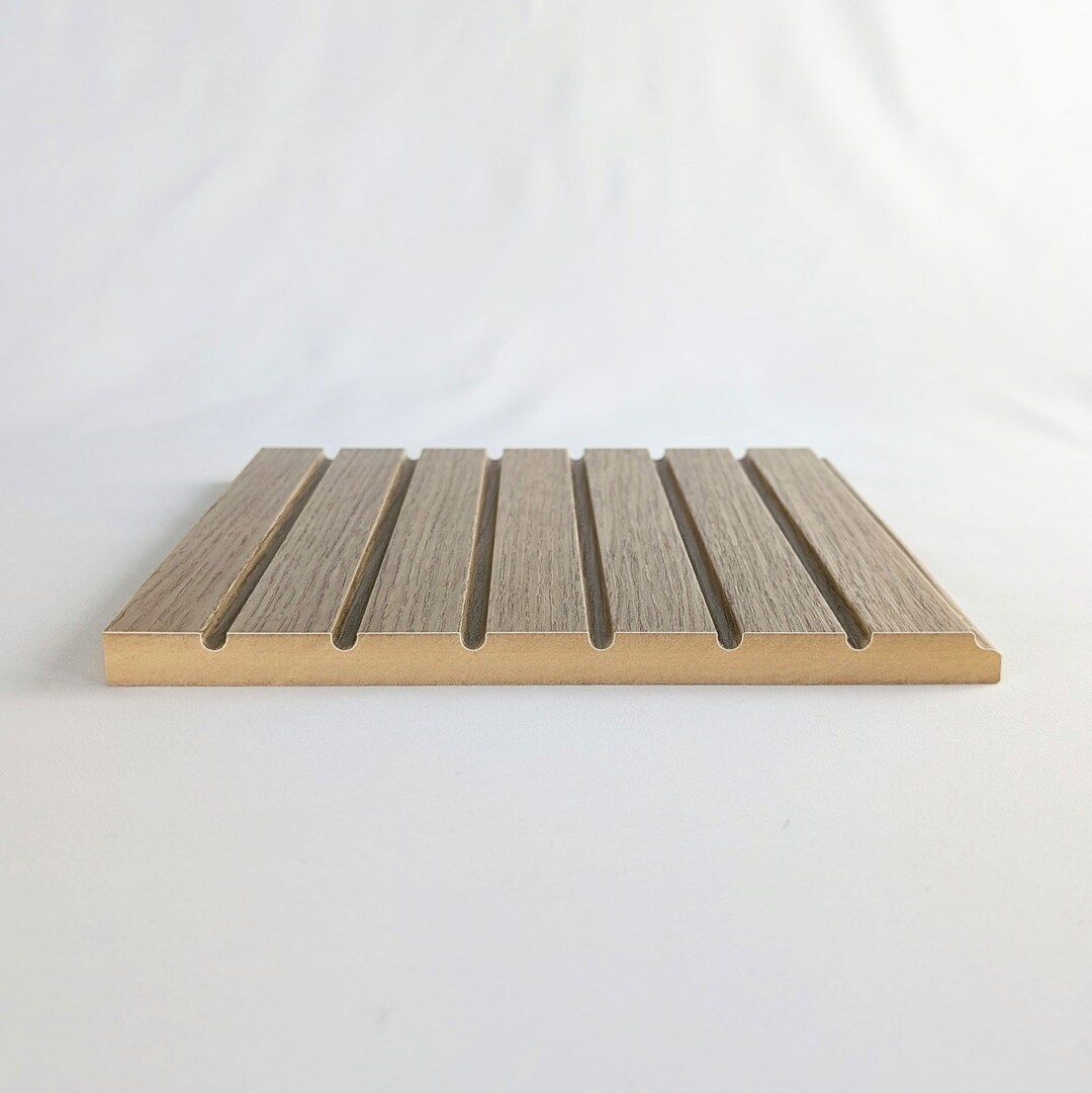 Slat Wall Panels Custom Sizes in Primed, White Oak, or Walnut 3D Wall ...