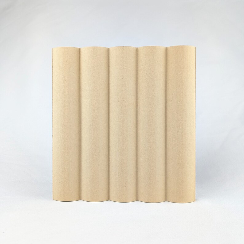 Reeded Wall Panels, 1-1/2 Wide Reeds, Tambour Paneling, Primed, White ...