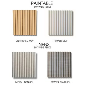 Reeded Wall Panels, Ribbed Wall Panel, Tambour Wall, 3/4" Reeds ...