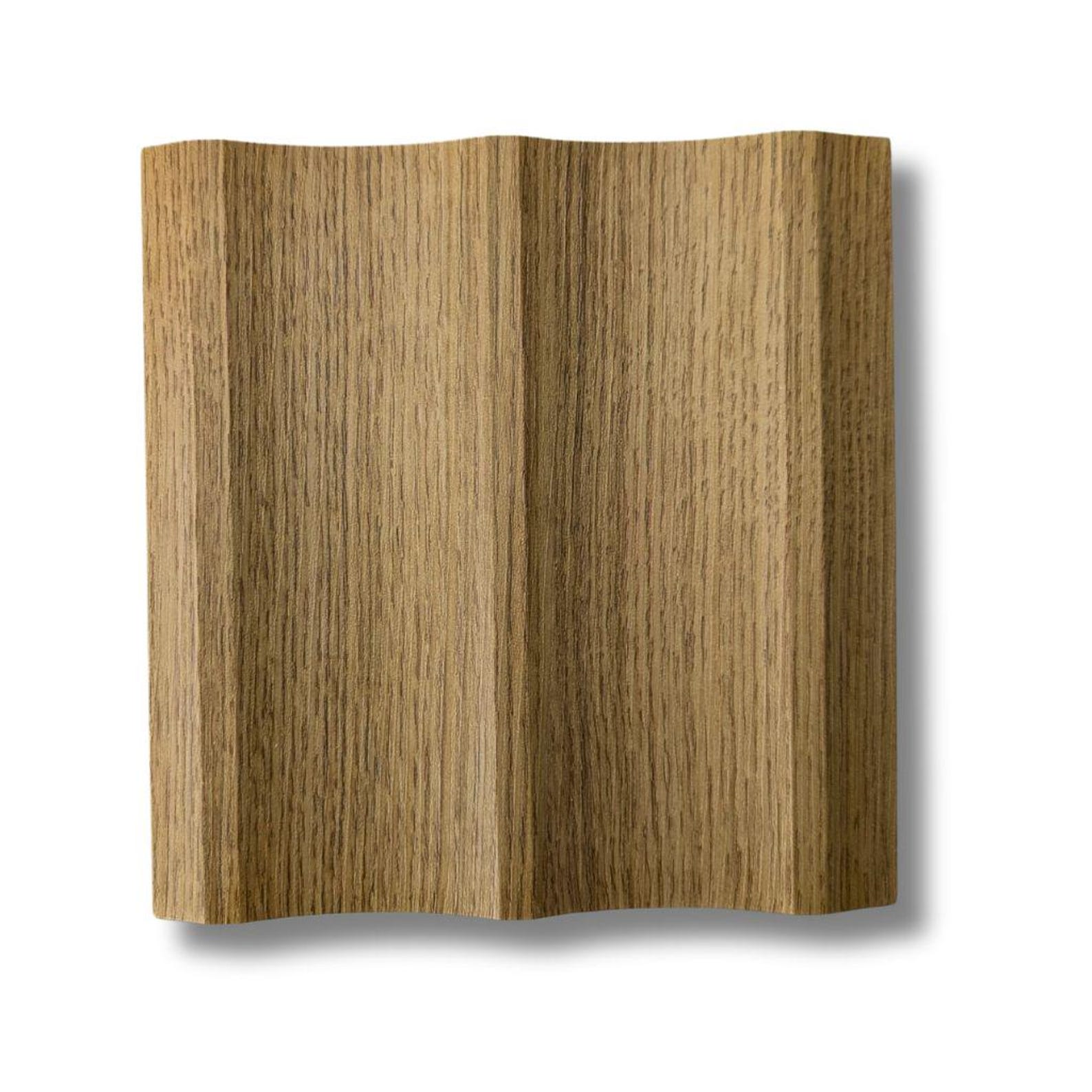 6" X 6" SAMPLE: Modern 3D Wood Wall Panel Samples | 3" Wide Flutes in ...
