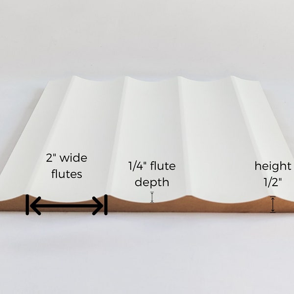 Reeded Wood Panel - Etsy