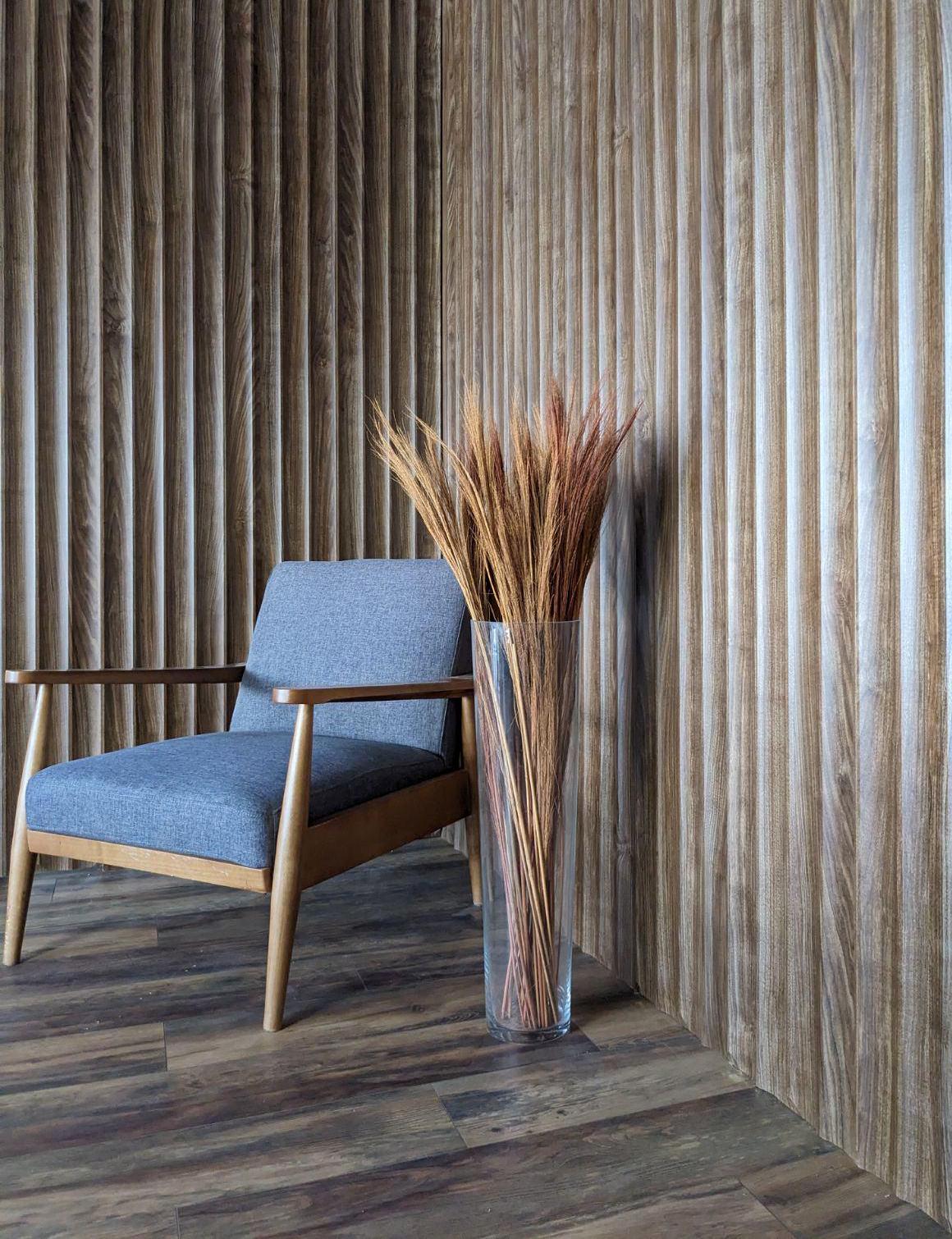 6" X 6" Sample: 3DL Wood Wall Panels in Fluted, Reeded, and Slat ...