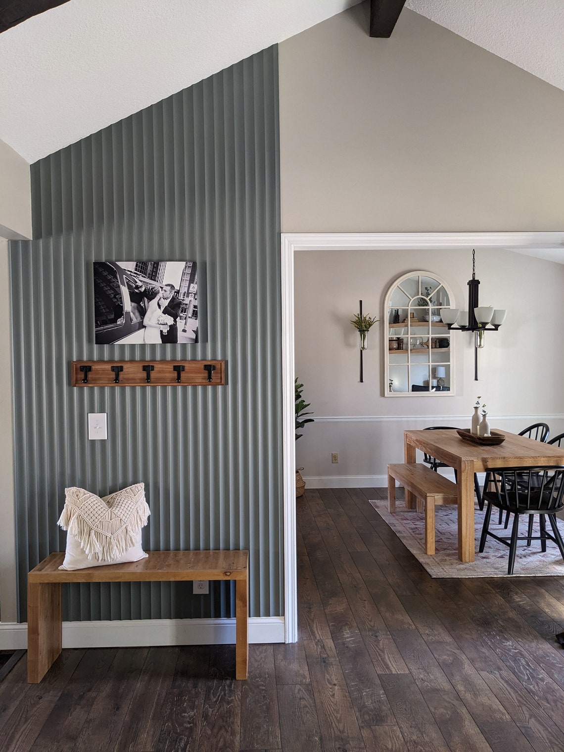 IN STOCK: Wide 2" Flutes, Fluted Wall Panel (unfinished MDF), Scalloped ...