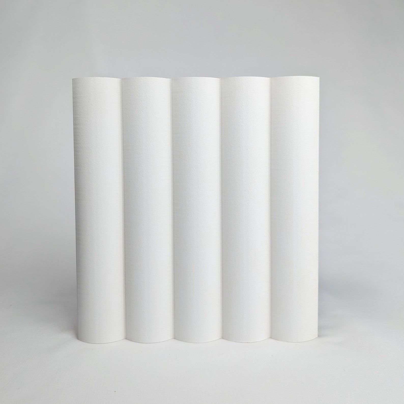 Reeded Wall Panels, 1-1/2 Wide Reeds, Tambour Paneling, Primed, White ...