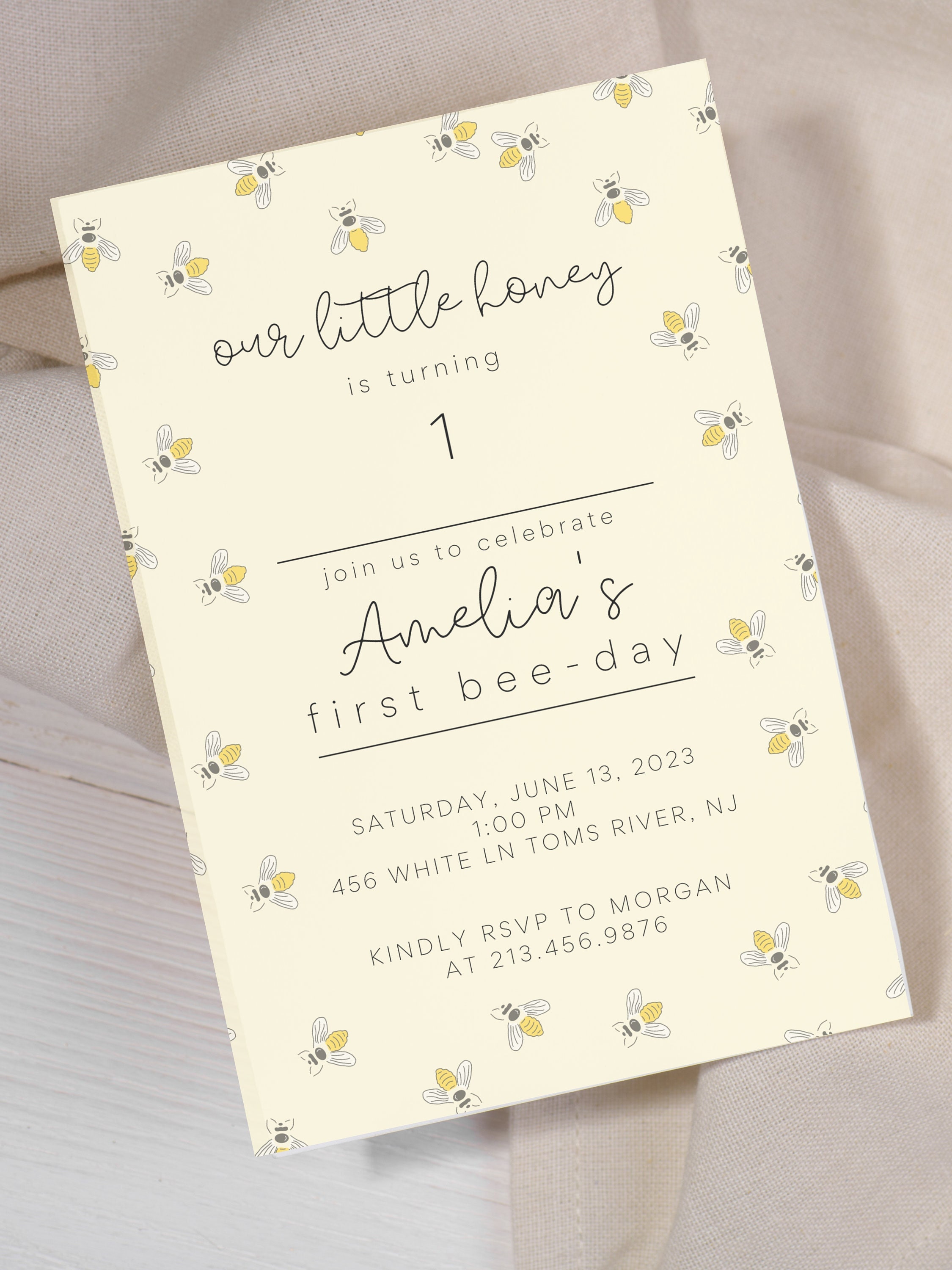 Honey Bee First Birthday, First Bee-day, Bee Theme First Birthday ...