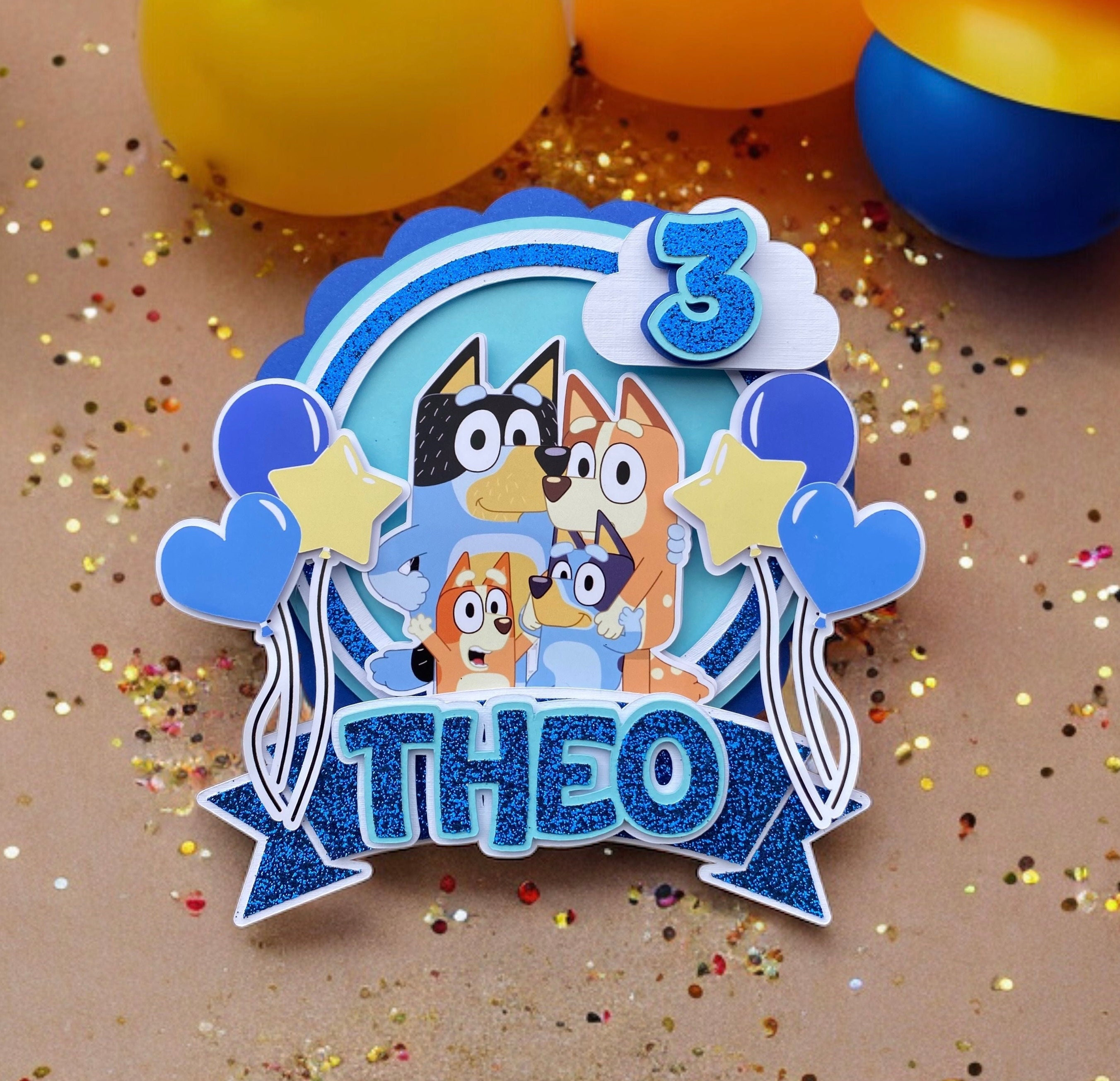 Bluey Cake topper / Birthday cake topper / Kids Cake topper🙂 Explorando ...