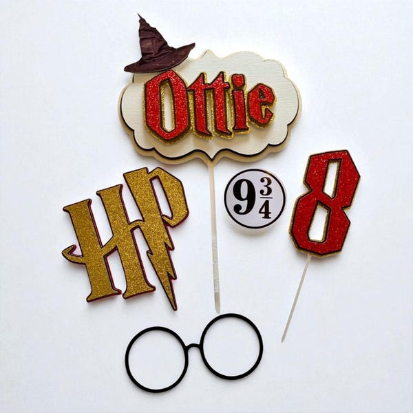 Potter Cake Topper - Etsy UK