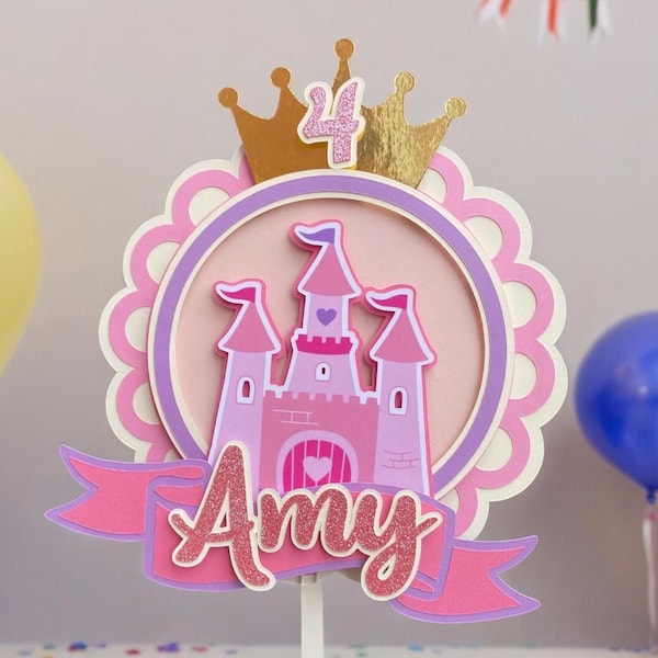 3d Castle Cake Topper - Etsy
