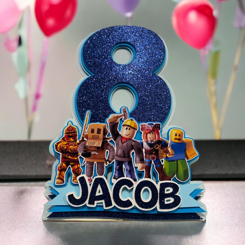 Roblox Cake Toppers 9 - Etsy UK