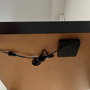 Black Coffee Table With LED Infinity Mirror Lights Effect - Etsy