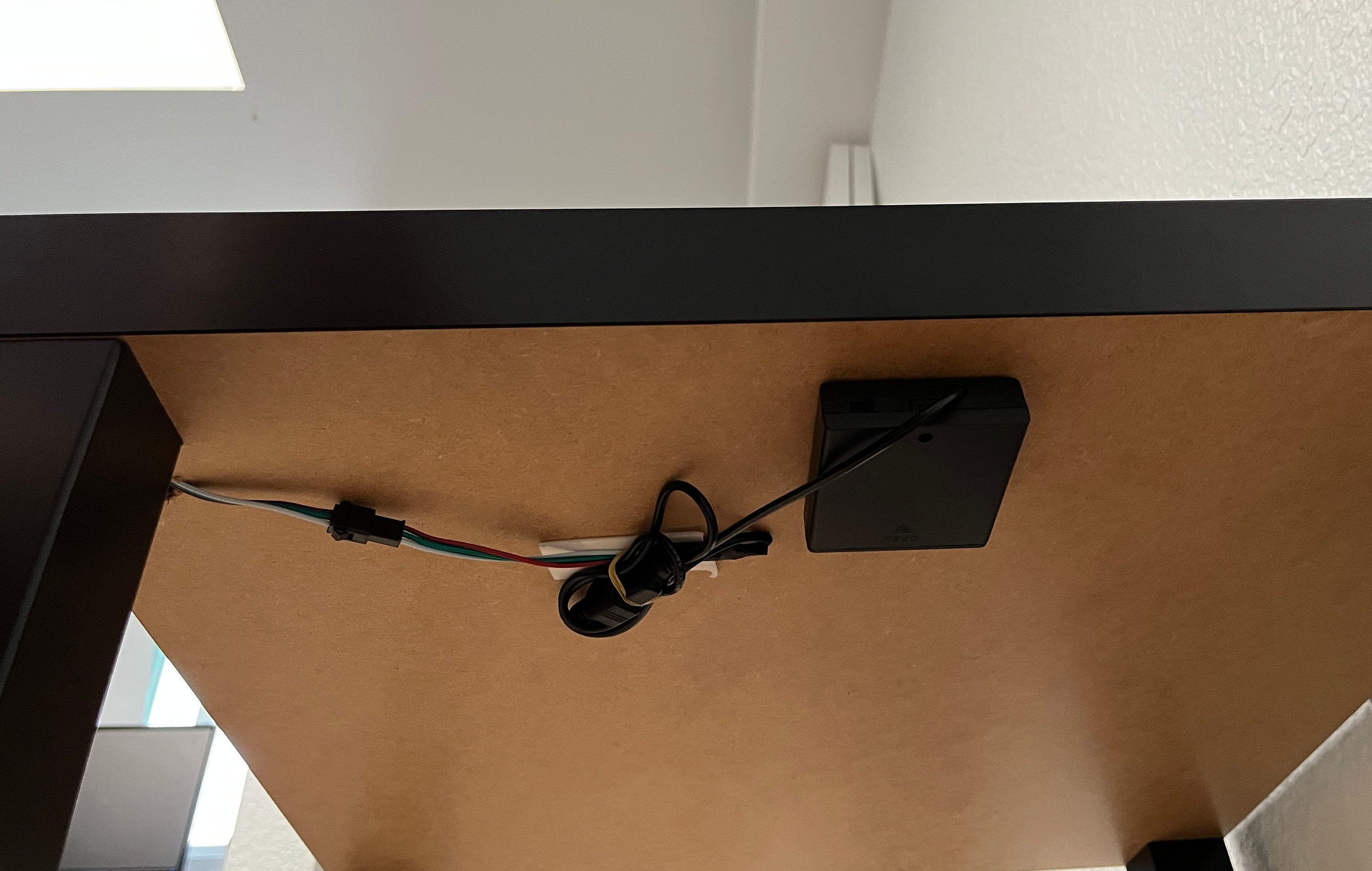 Black Coffee Table With LED Infinity Mirror Lights Effect - Etsy