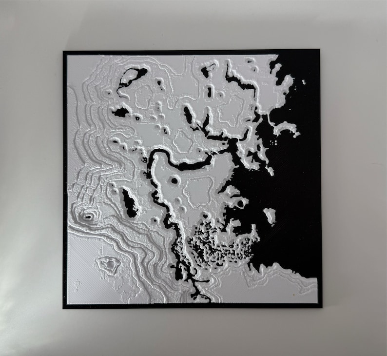 Fallout 3D Terrain Map: Capital Wasteland, Mojave, Commonwealth - Etsy