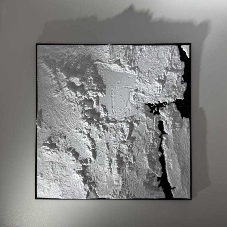 Fallout 3D Terrain Map: Capital Wasteland, Mojave, Commonwealth - Etsy