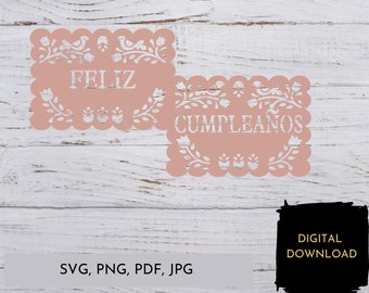 Happy Birthday Papel Picado - Etsy