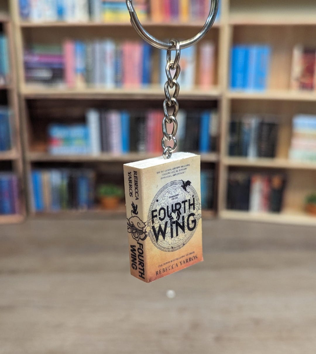 Custom Mini Book Keychain - Etsy