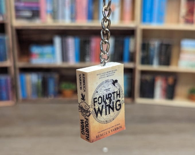Mini Book Keychains - Etsy