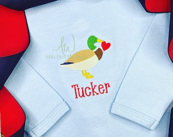 Valentine Ducks Cupid Mallard Country Hunting Valentine's Day Balloons ...