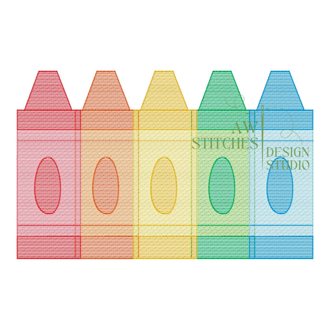 Crayon Back to School First Day Row of Crayons Trio Crayon Vintage ...