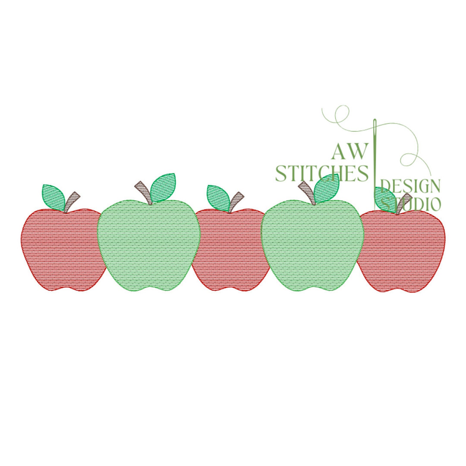 Apple Trio Apples Back to School First Day of School School Supplies ...
