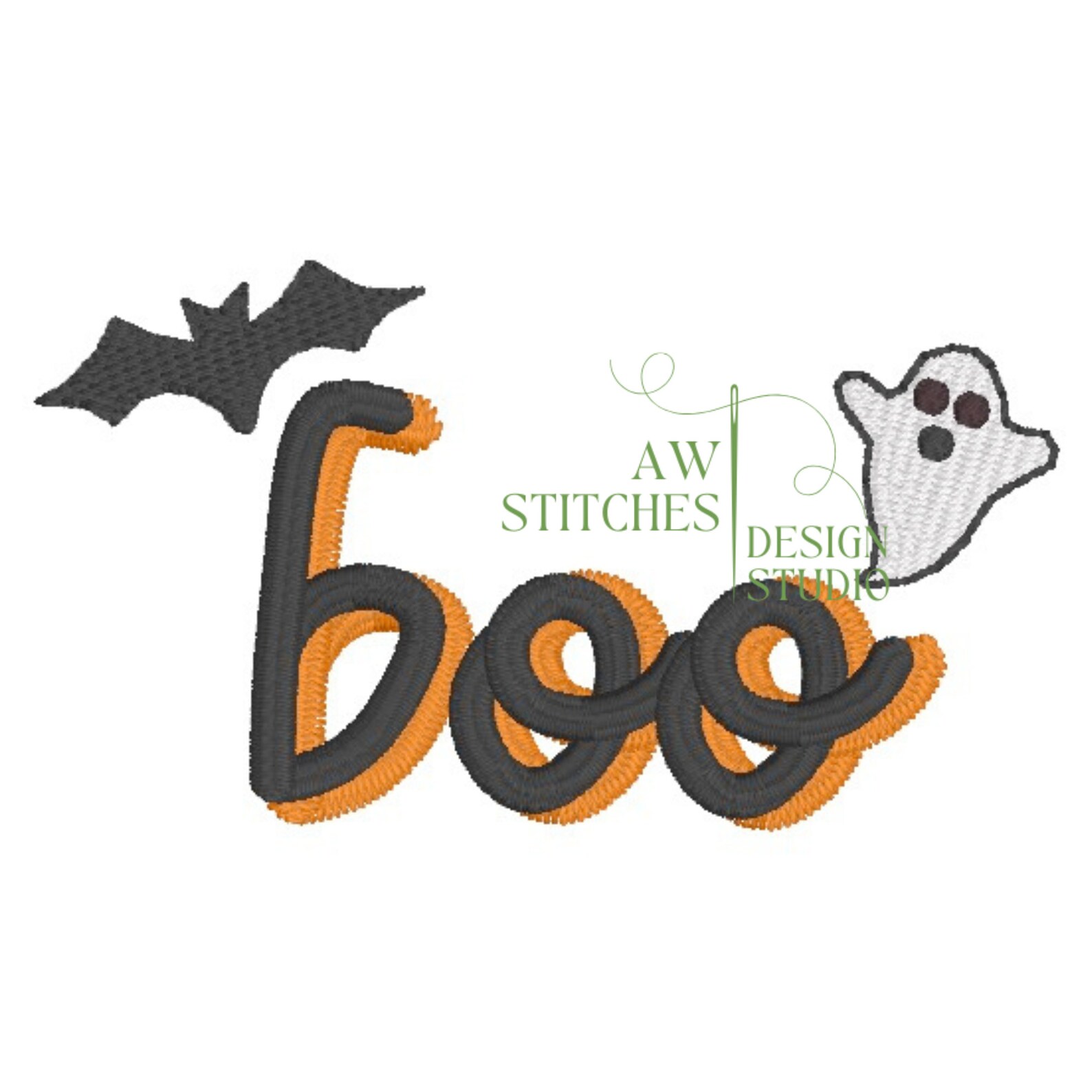 Halloween Fall Ghost Bat Mini Fill Stitch Machine Embroidery Design - Etsy