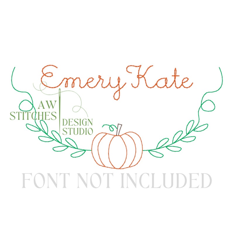 Pumpkin Monogram - Etsy