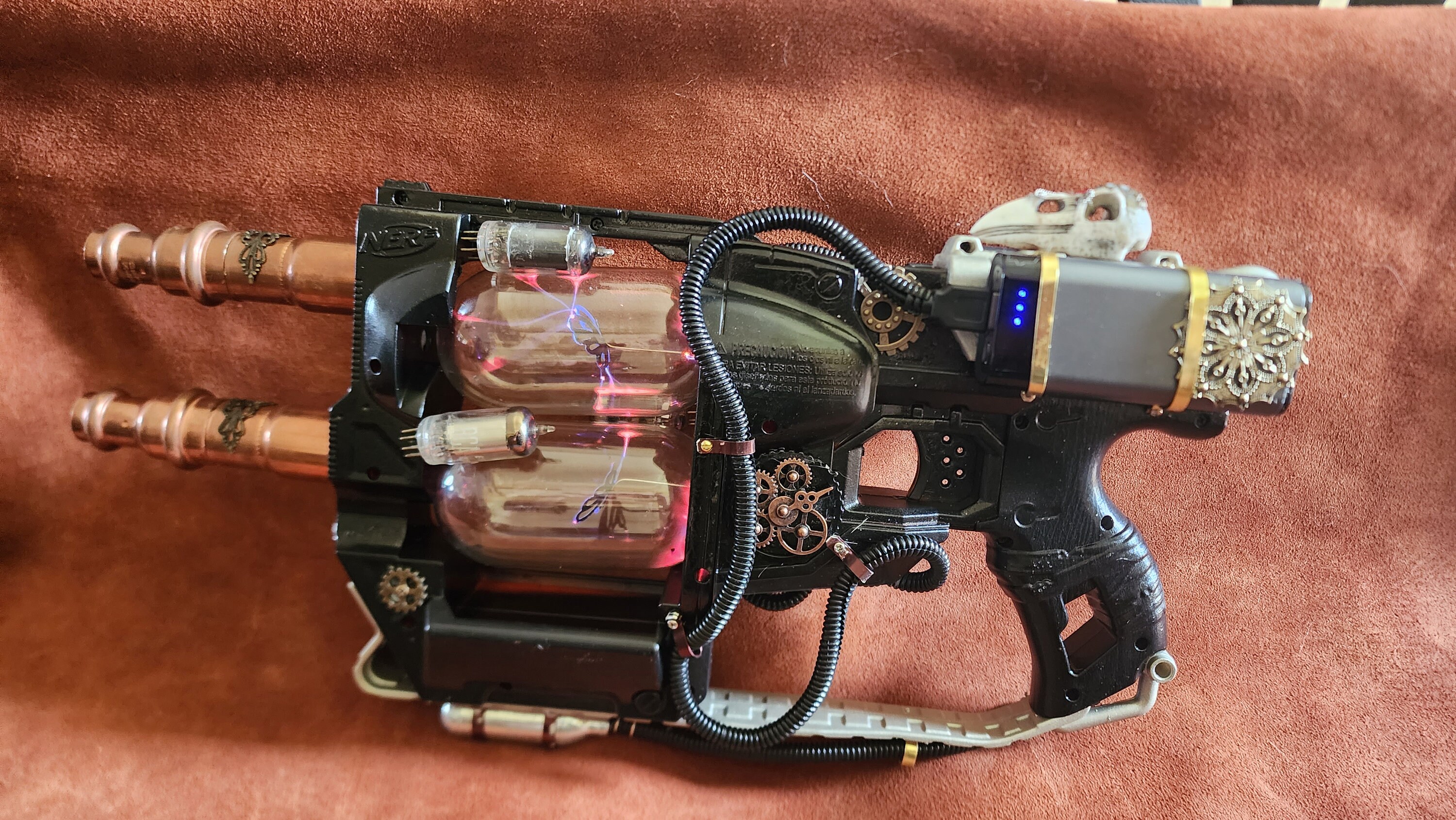 Nerf Gun Converted to Non-firing Steampunk Prop Weapon. - Etsy