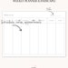 Printable One Page Weekly Planner Landscape, A4/a5/letter/half Letter ...