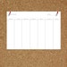 Printable One Page Weekly Planner Landscape, A4/a5/letter/half Letter ...