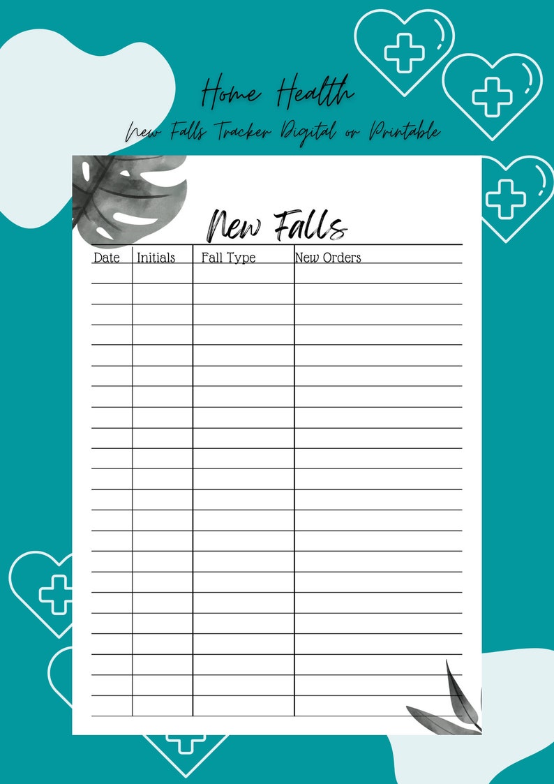 New Falls Tracker | Home Health | Nurse Brain | Oasis | Home Care ...