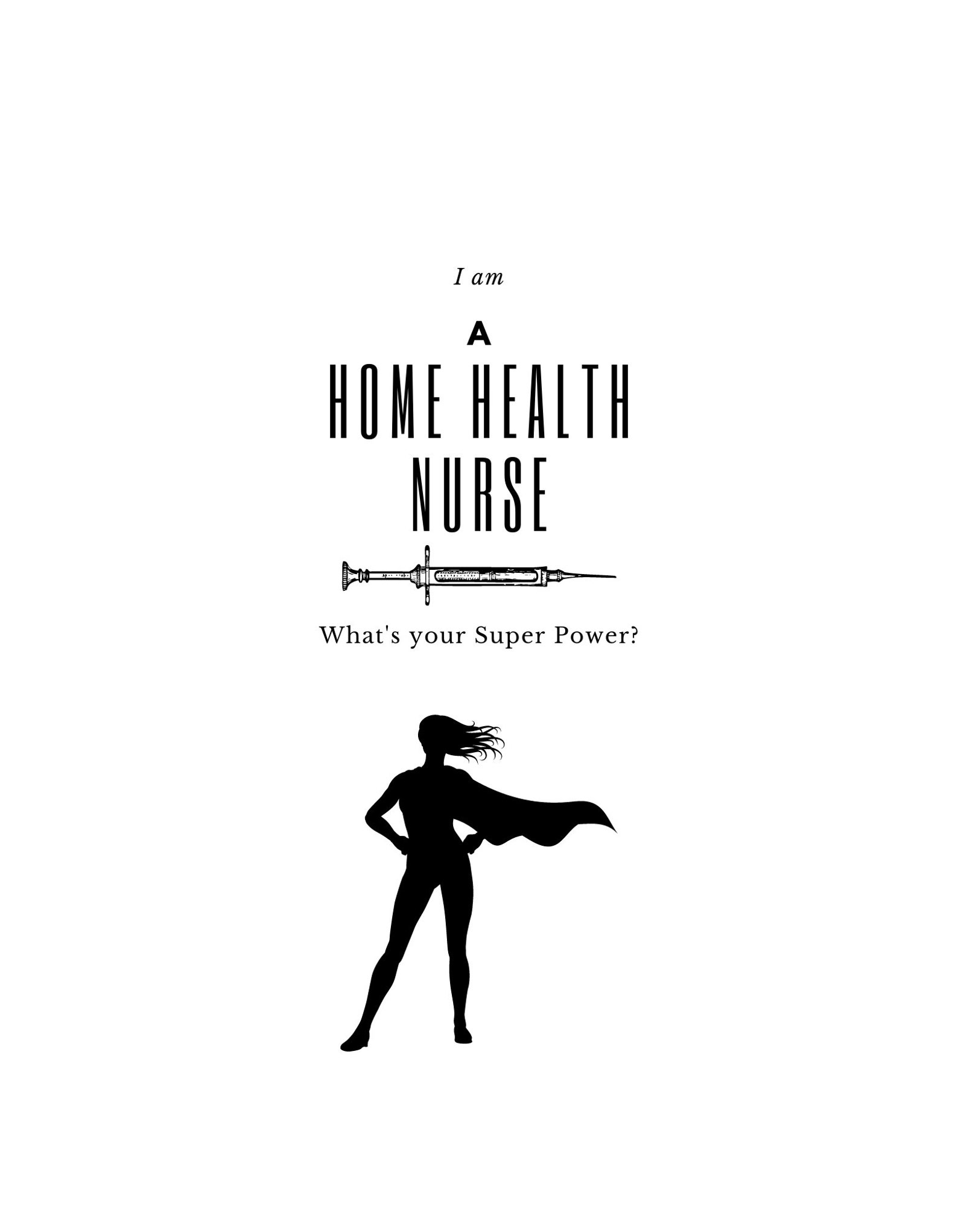 Home Health Nurse Super Power SVG | Printable | Digital Download ...