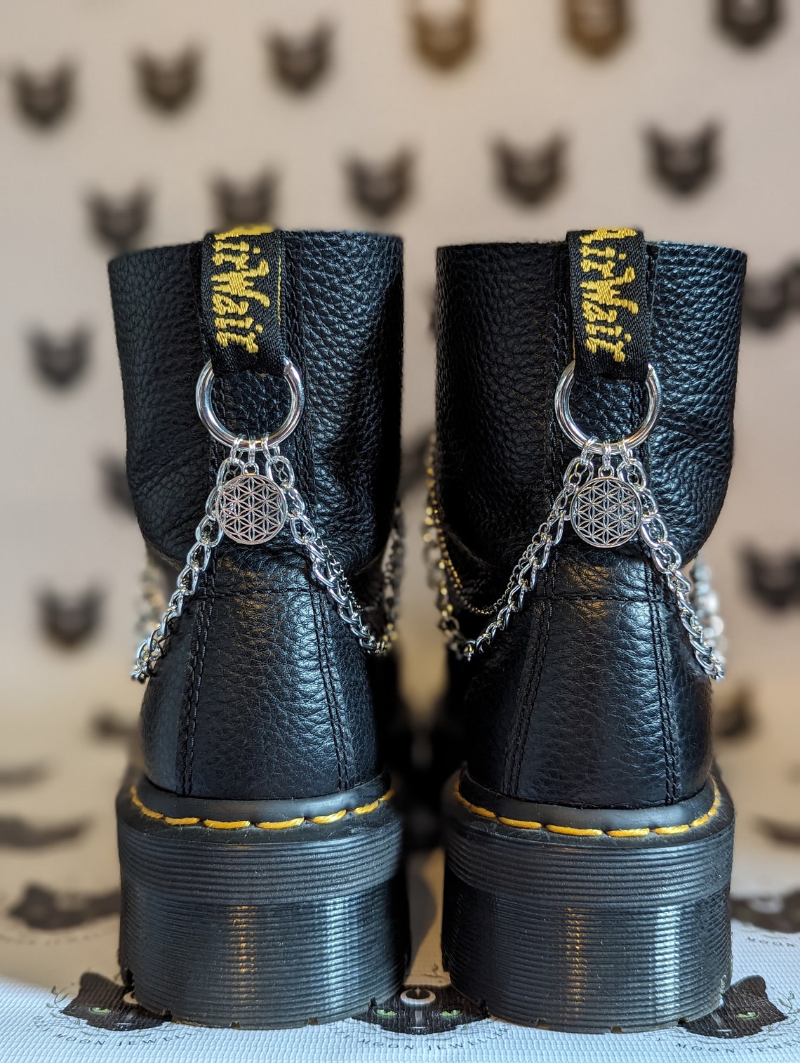 Handmade Silver Sempiternal Boot Chains - Etsy