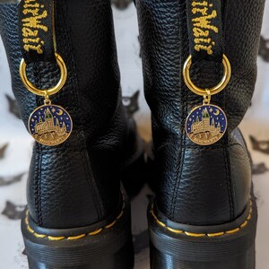 Wizard School Gold Boot Charms - Etsy