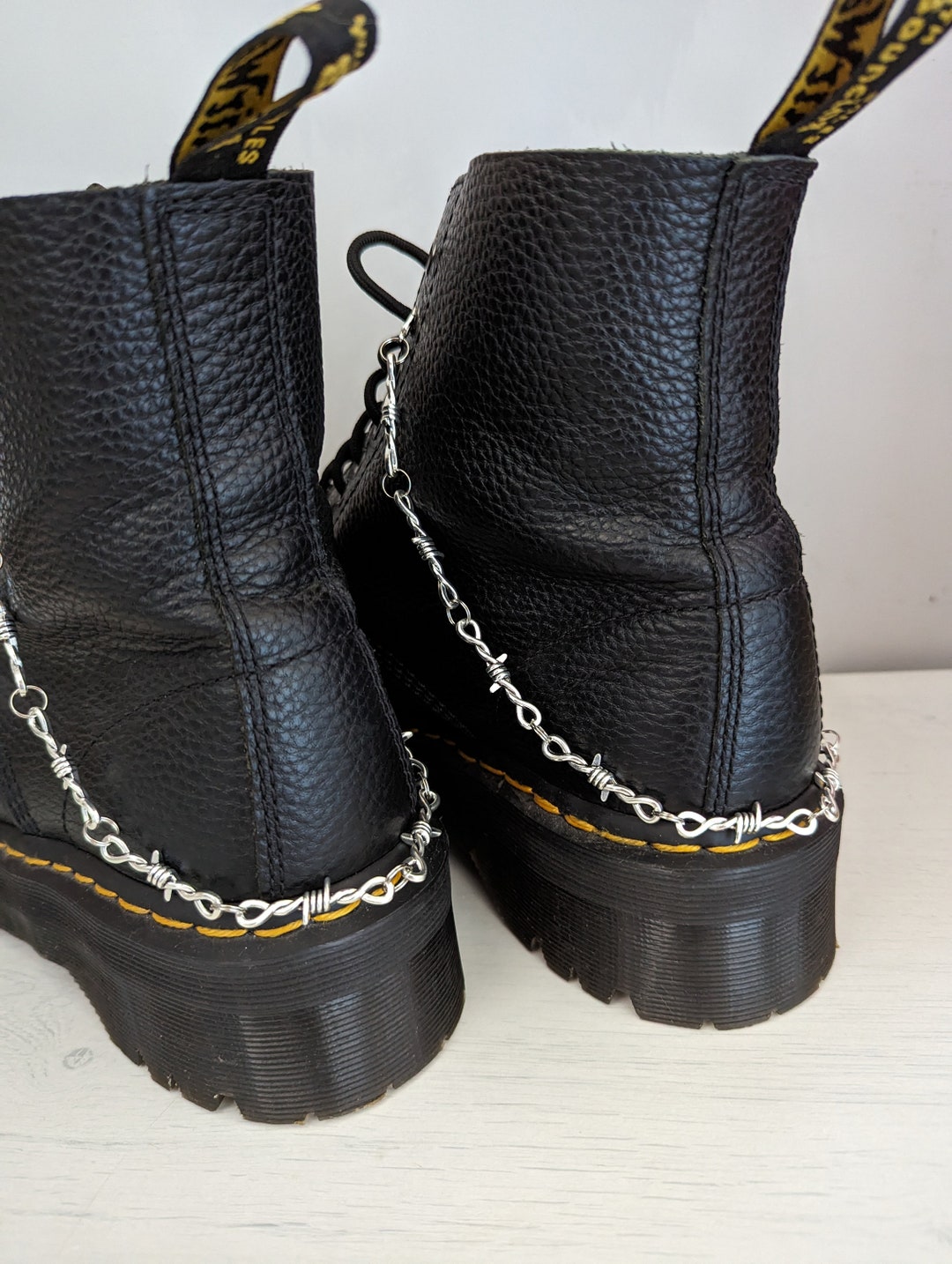 Handmade Barbed Wire Boot Chains - Etsy