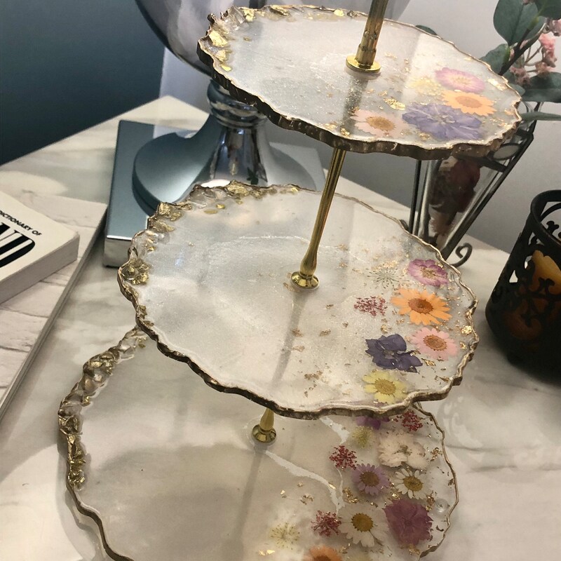 3 Tier Cake Stand - Etsy