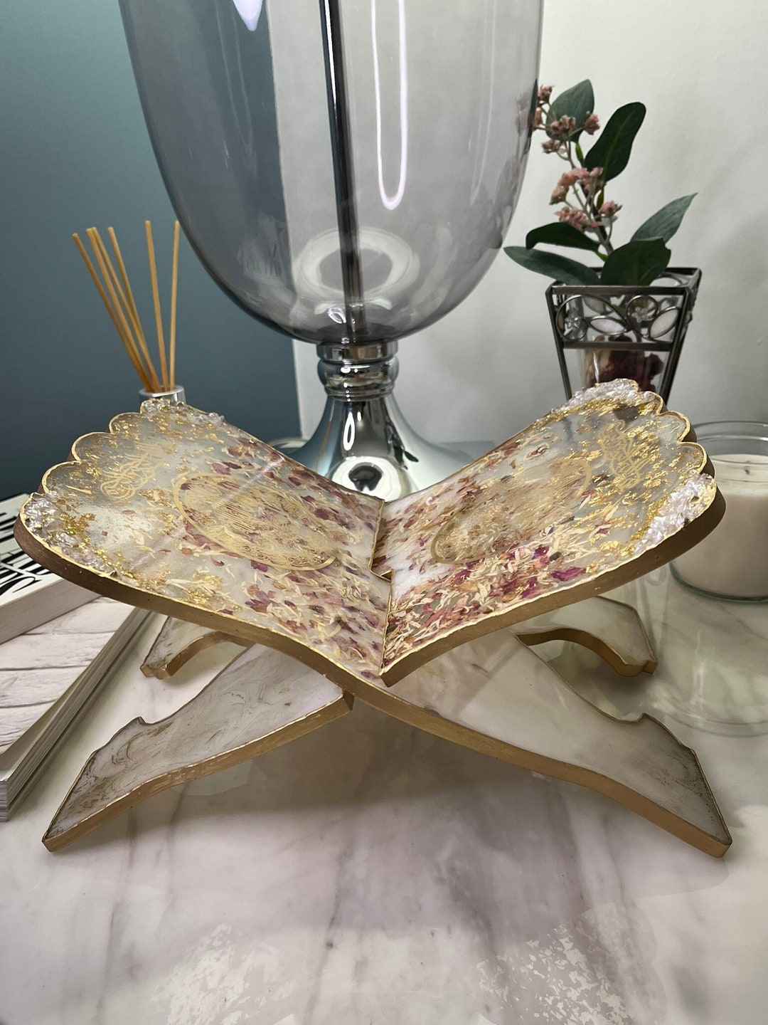 Resin Quran Holder With 4quls Subhanallah Bismilallha Rab E - Etsy