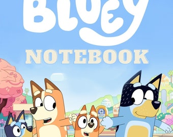Bluey Notebook - Etsy
