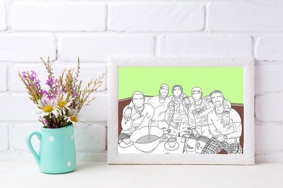 Custom Digital Line Drawing: Outline Art Drawn From Your Photo - Etsy