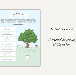 Tree of Life Therapy Activity; Therapy Activity for Children; Therapy ...