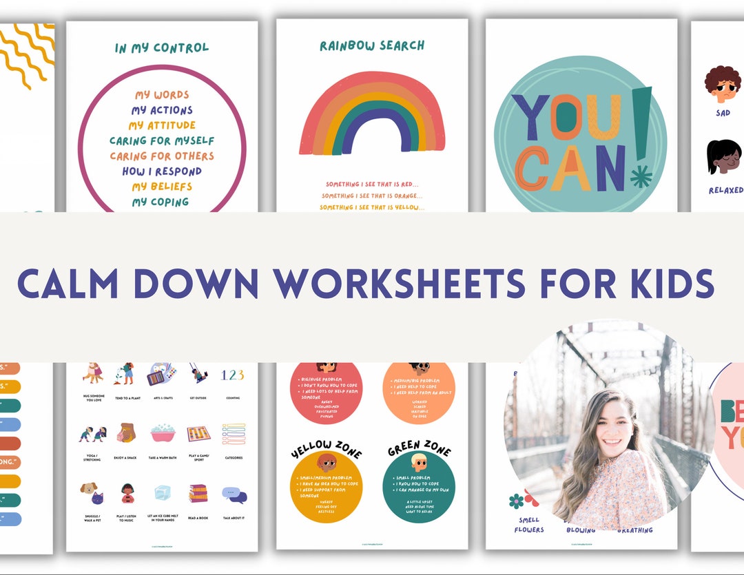 Calm Down Skills Worksheets; Kids Coping Skills; Neurodivergent Coping ...