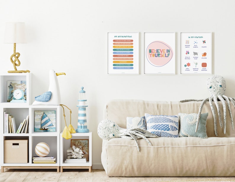 Calm Down Area Posters; Calm Down Corner Posters; Therapy Office ...