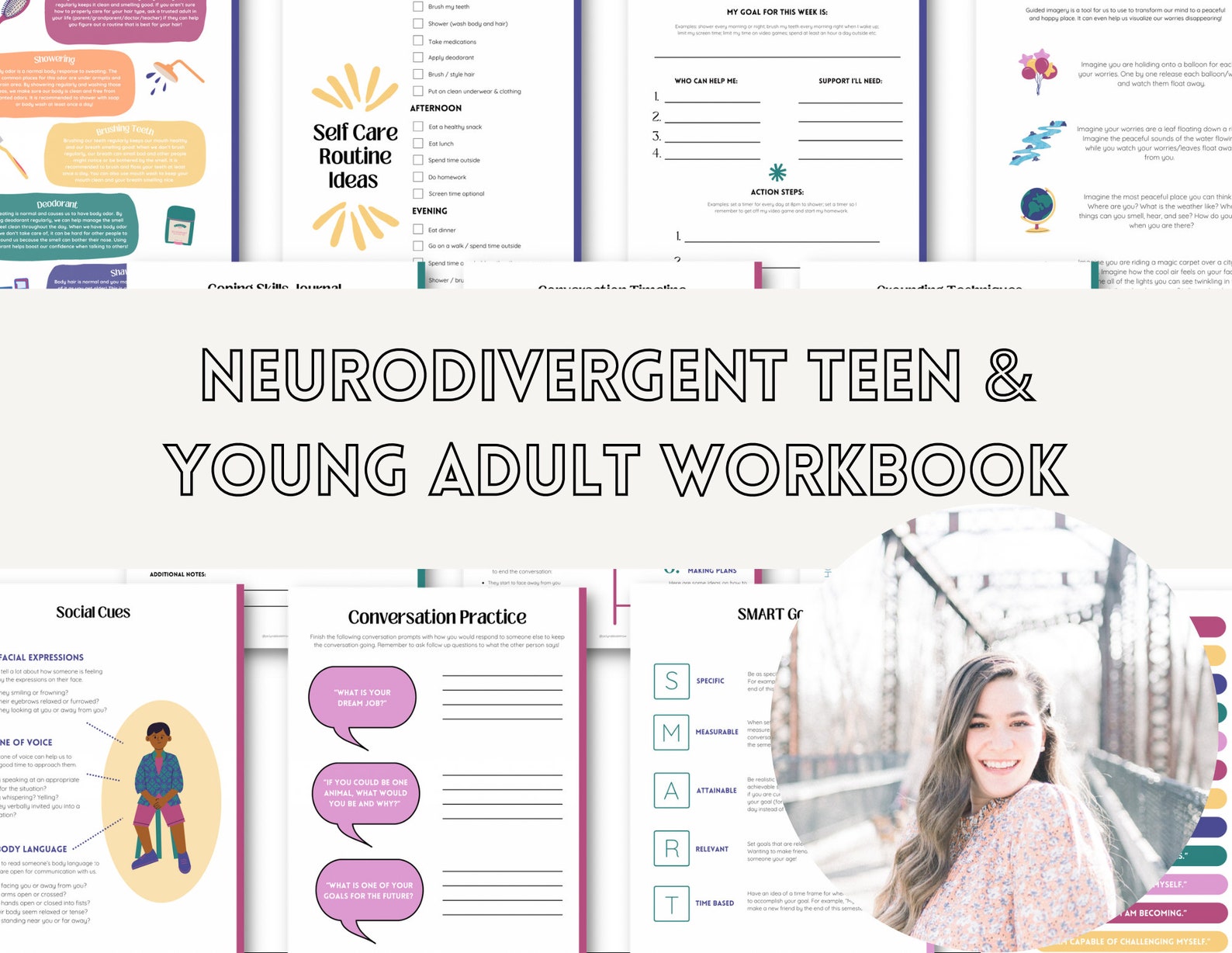 Neurodivergent Teen & Young Adult Workbook ; Social Skills Workbook ...