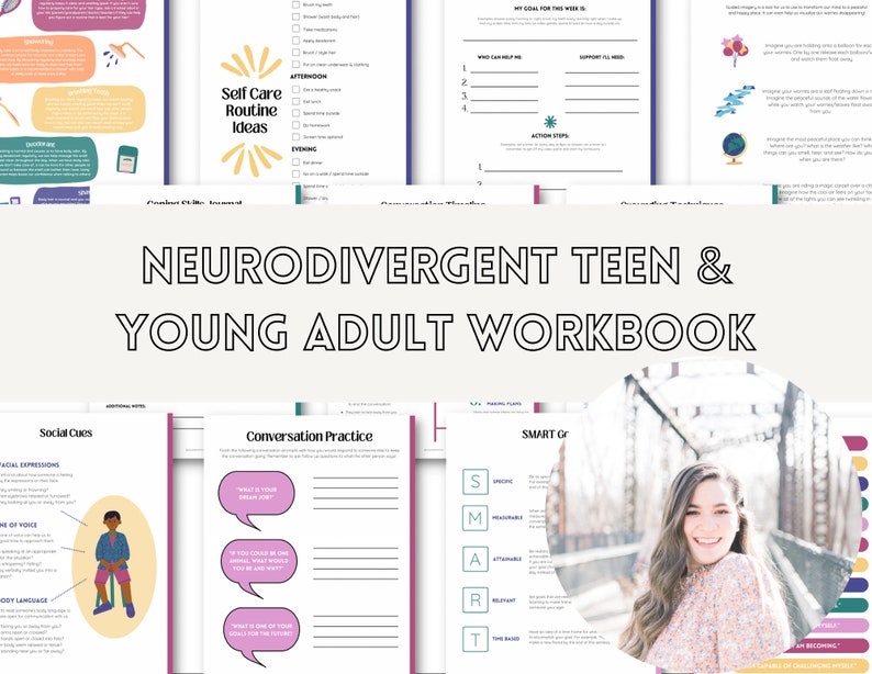 Neurodivergent Teen & Young Adult Workbook ; Social Skills Workbook ...