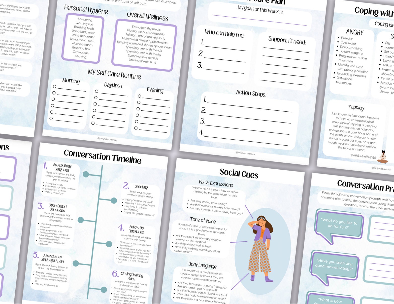 Neurodivergent Teen Coping Workbook, Social Skills, Coping Skills, Self ...