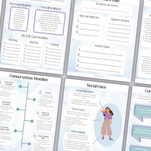 Neurodivergent Teen Coping Workbook, Social Skills, Coping Skills, Self ...